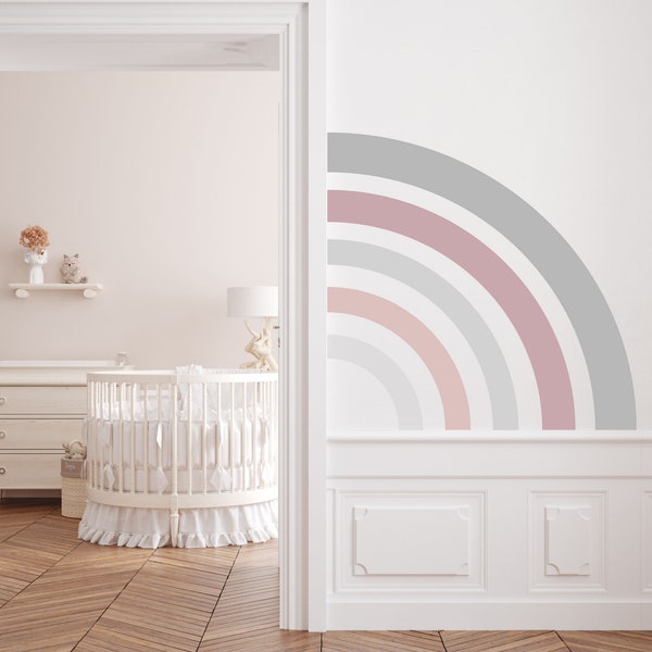 Rainbow Wall Decal - Etsy