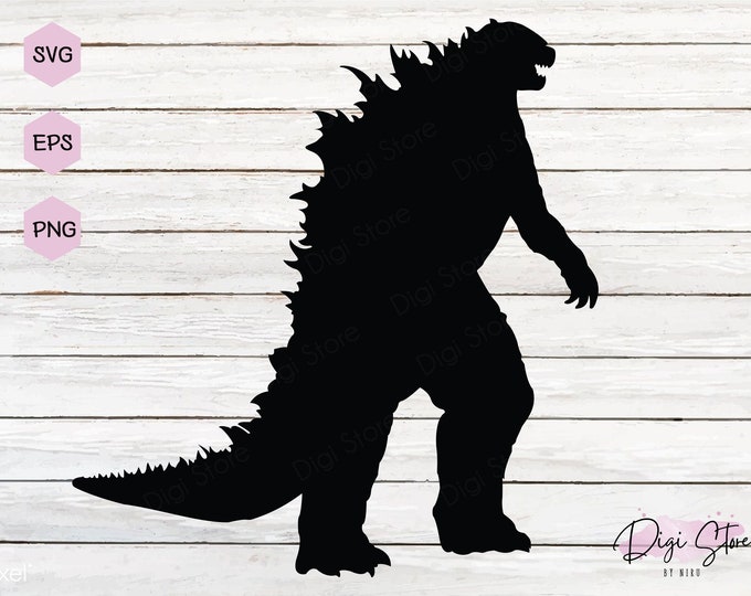Godzilla SVG. Godzilla Bundle SVG. Godzilla Cityscape. Godzilla Monster ...