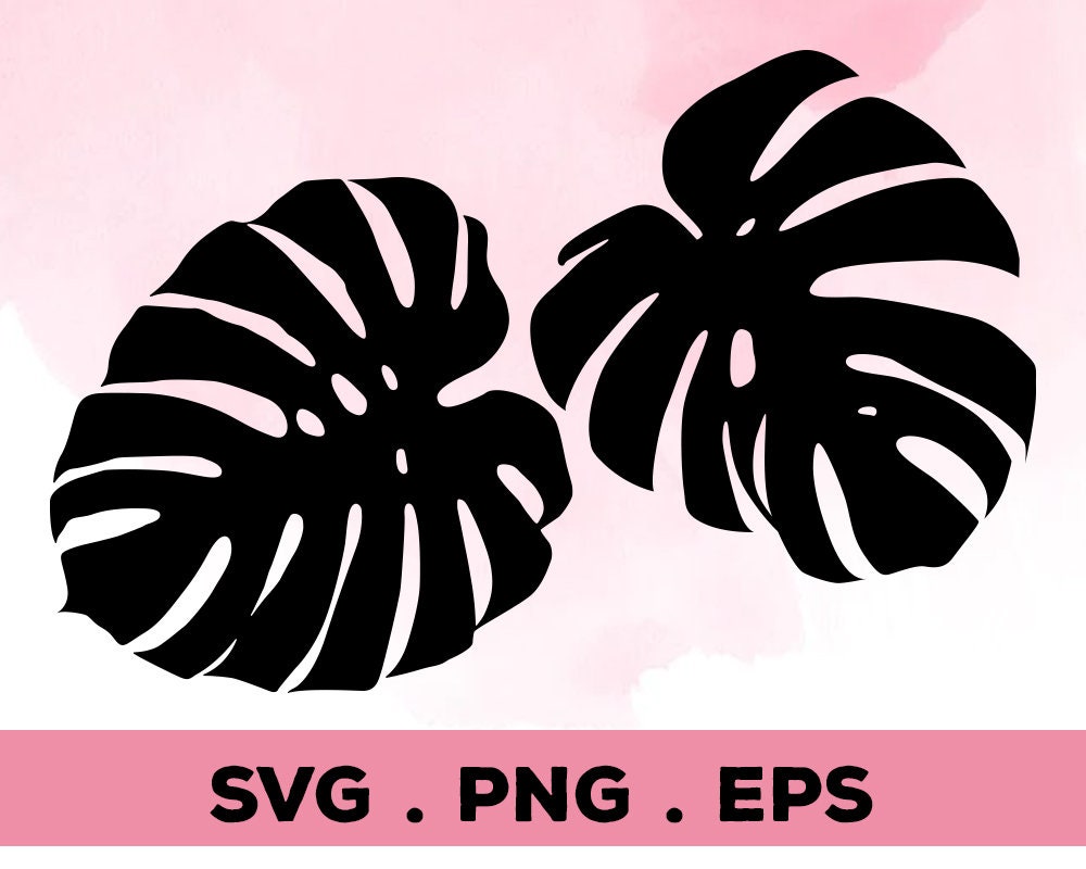 Monstera Leaves Svg / Monstera Leaf Svg / Tropical Leaf Svg File ...