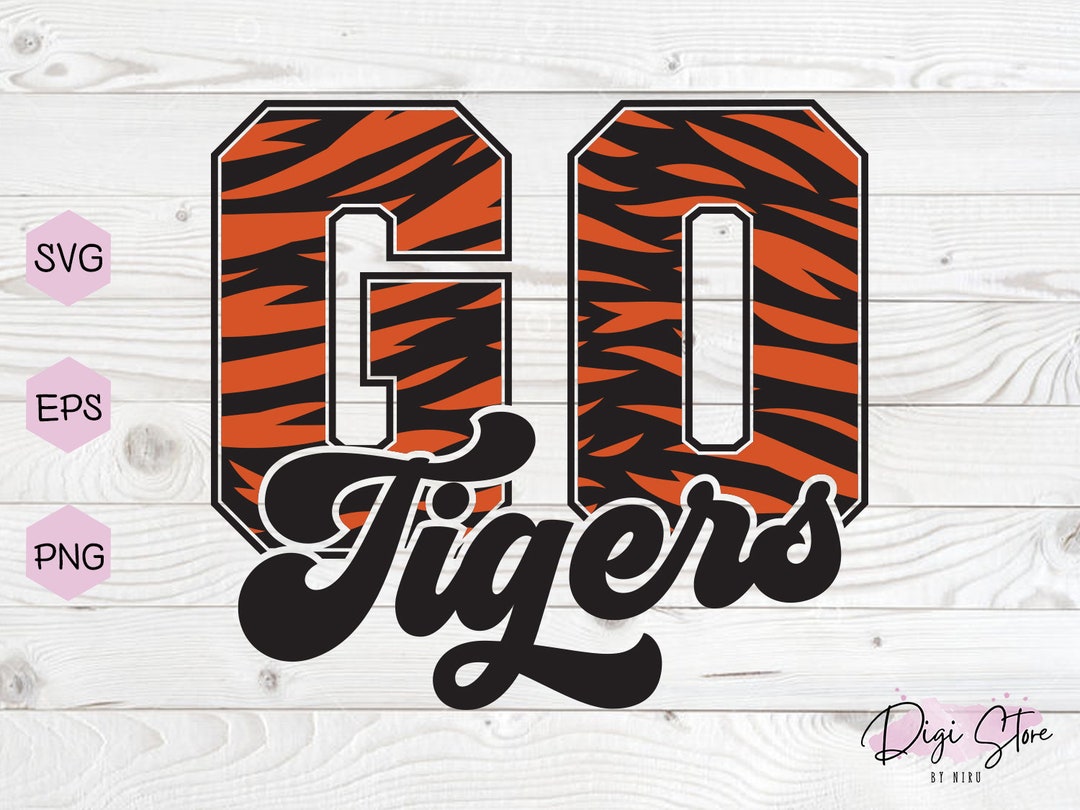 Go Tigers Svg | Tigers Football Svg | Football Fan Svg | Love Tigers ...