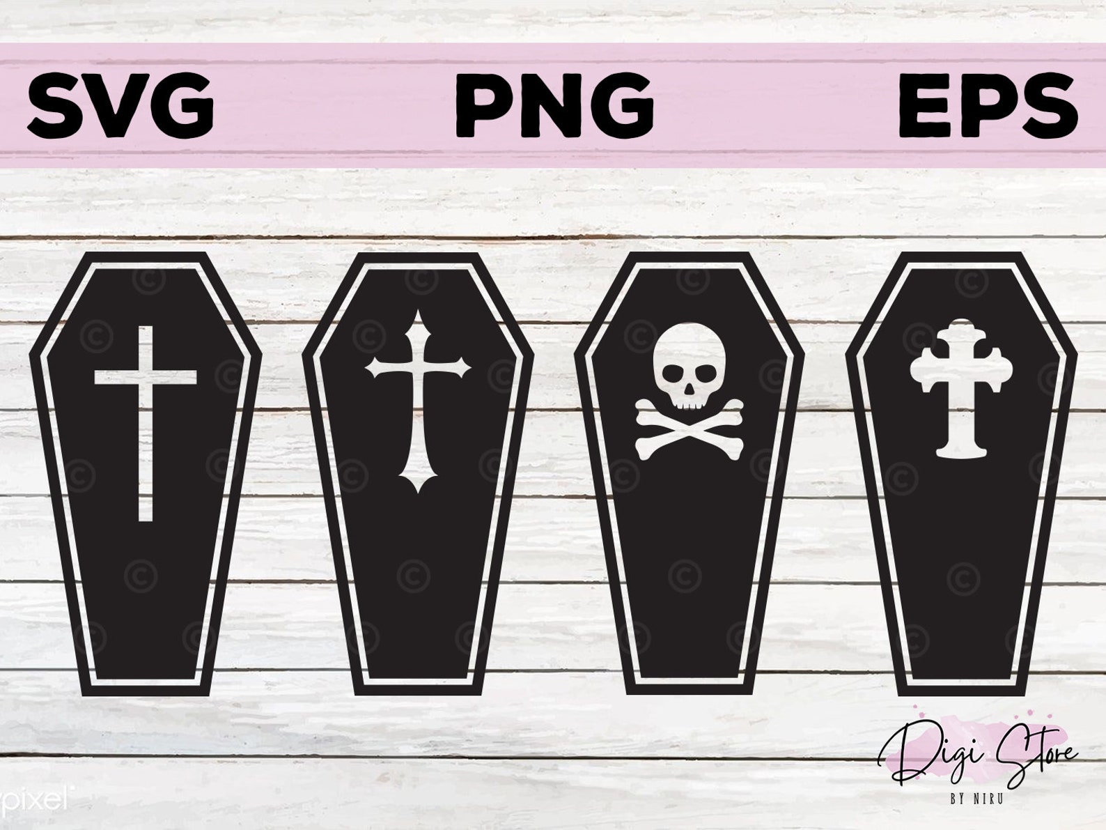 Coffin Svg Coffin Box Svg Bundle Halloween Coffin Svg Coffin Svg Bundle ...