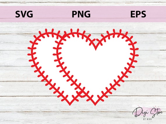 Baseball Heart Svg L Softball Heart Svg L Softball Svg L - Etsy