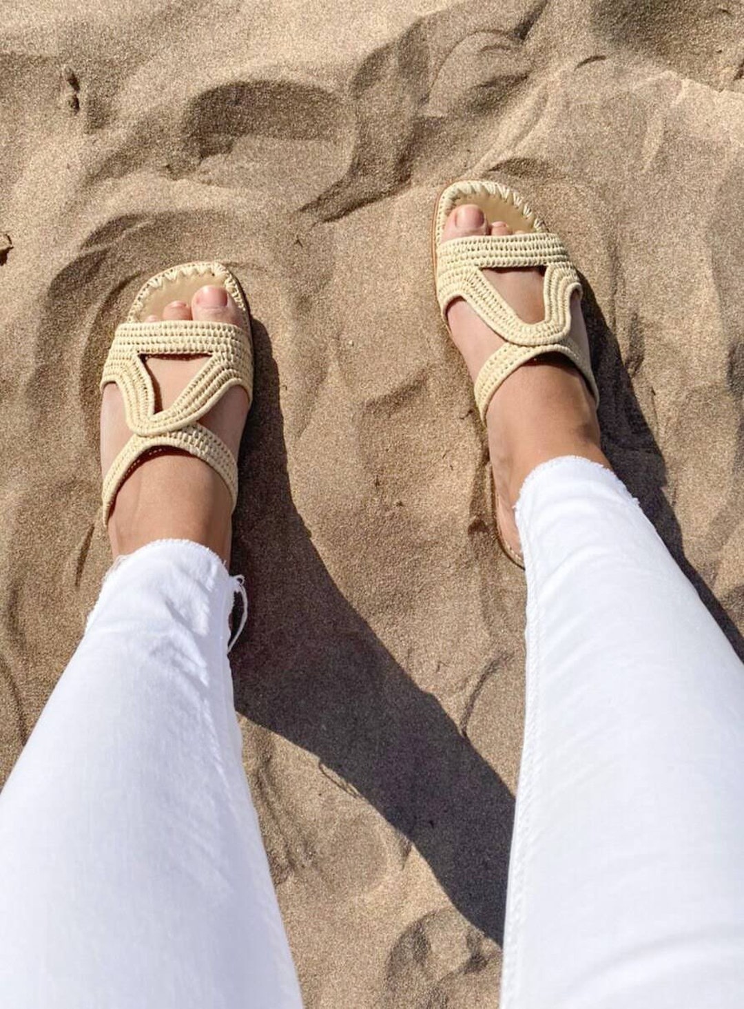 Handmade Natural Raffia Sandals From Morocco,the Benefits of Raffia and ...