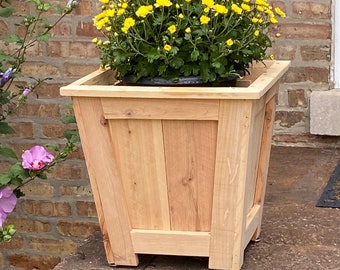 Picket Planter Wall Planter Cedar Box Garden Planter Herb - Etsy