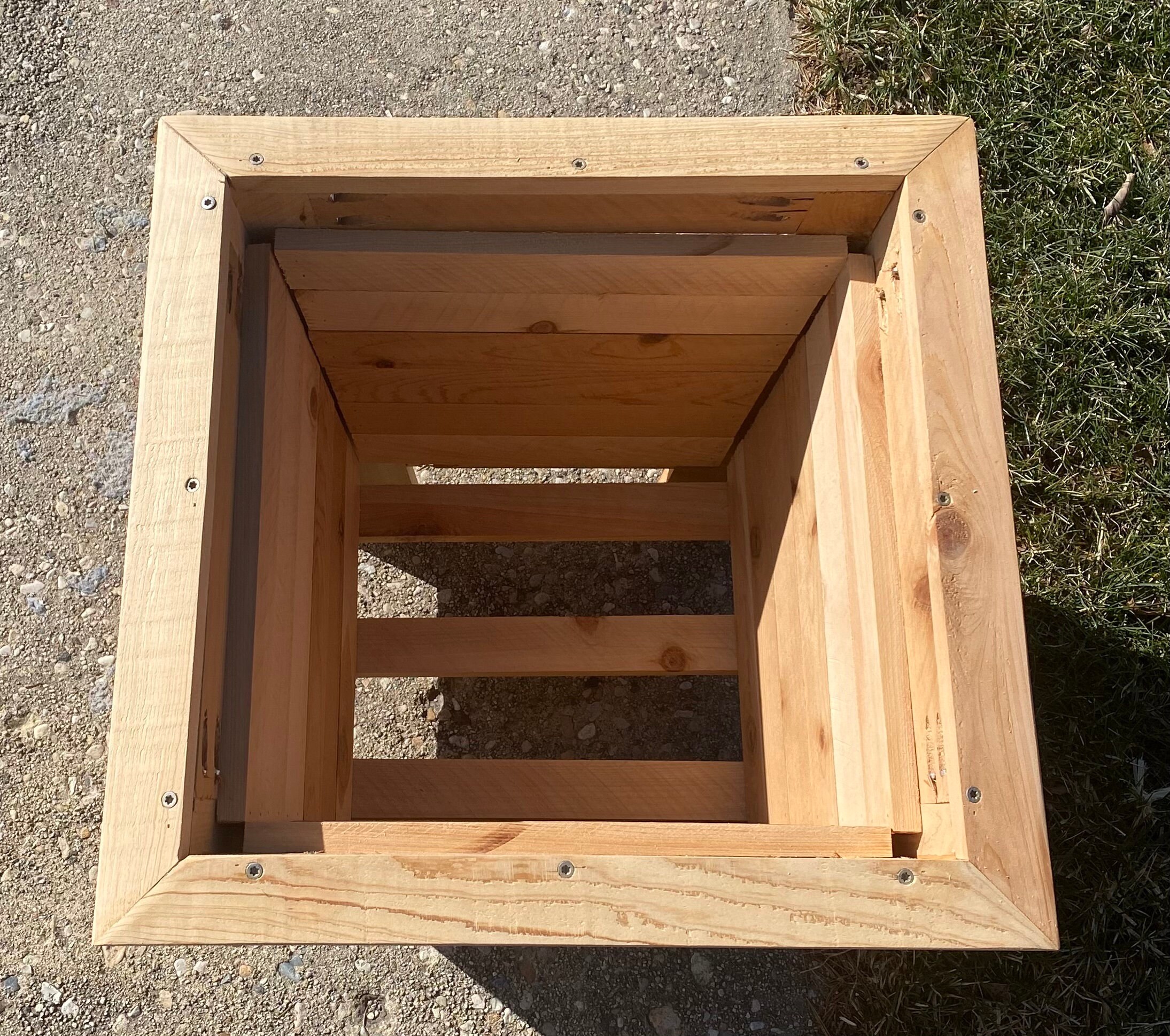 Planter, Cedar Planter, Slatted Planter, Garden Box Flower Box - Etsy