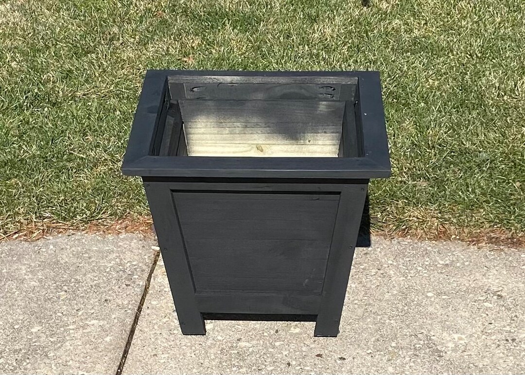 Planter, Cedar Planter, Slatted Planter, Garden Box Flower Box - Etsy