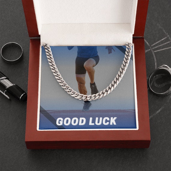 Track and Field Runner Good Luck Chain Necklace Gift for - Etsy