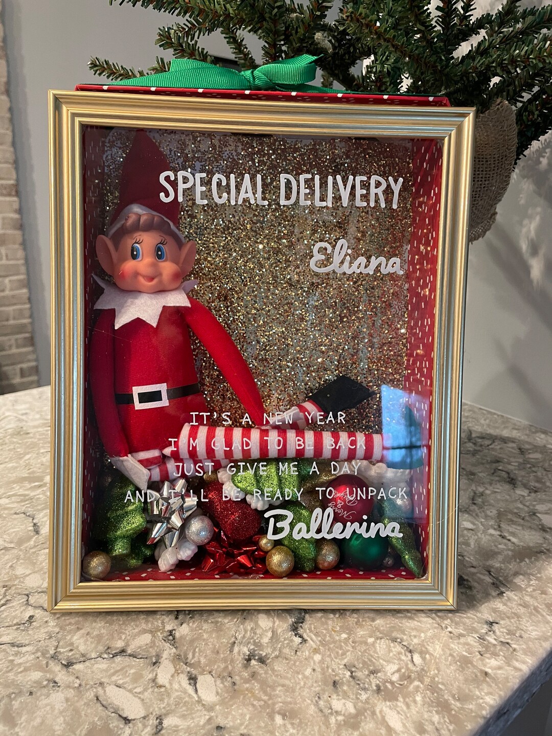 Personalized Elf Arrival Box Christmas Elf Holiday Elf - Etsy