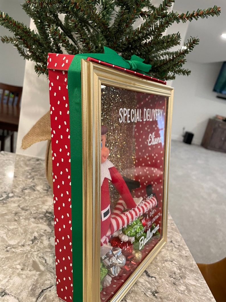 Personalized Elf Arrival Box Christmas Elf Holiday Elf - Etsy
