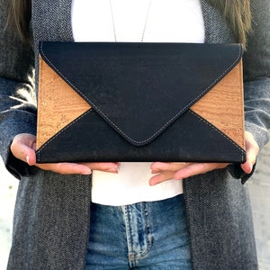 Cork Womens Clutch (cork Leather Clutch, Vegan Clutch, Party Clutch ...