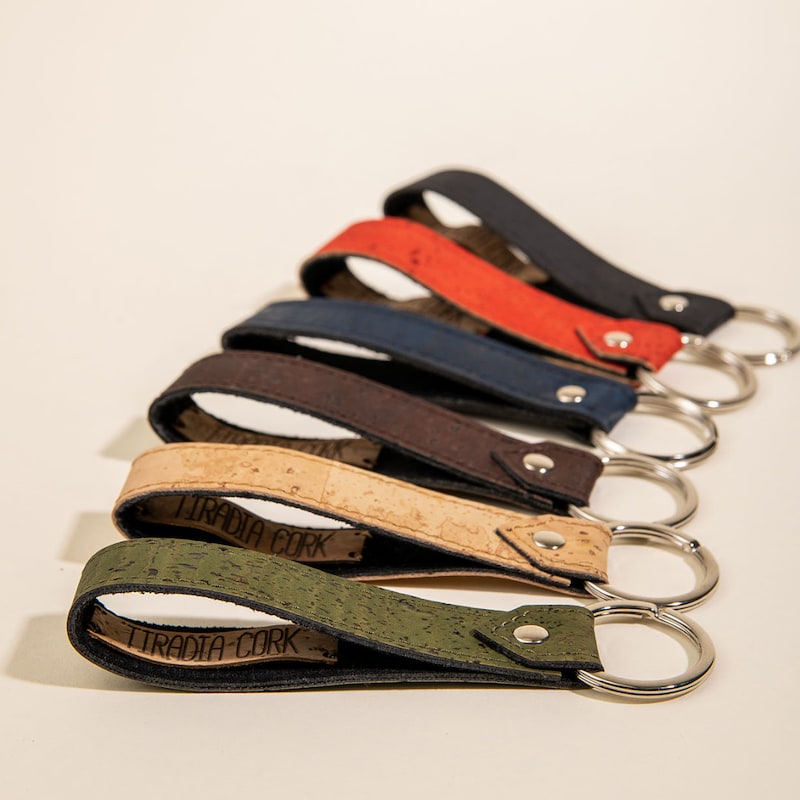 Cork Key Chain - Etsy
