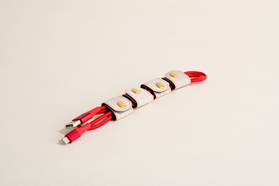 Cork Cable Organizer - Pack of 4 (cork Cord Organizer, Cable Cord Snap ...