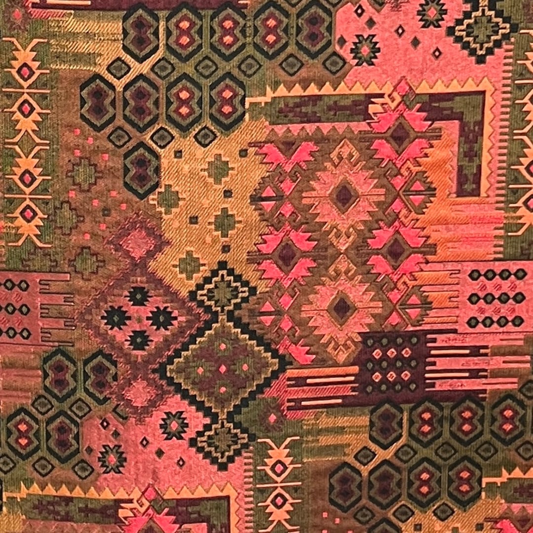 Aztec Kilim Jacquard Fabric: Arizona Ikat Upholstery Material - 54 ...