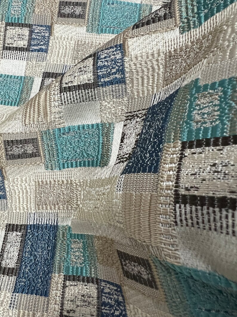 Premium Brocade Jacquard Abstract Rug Design Antique Fabric Upholstery ...