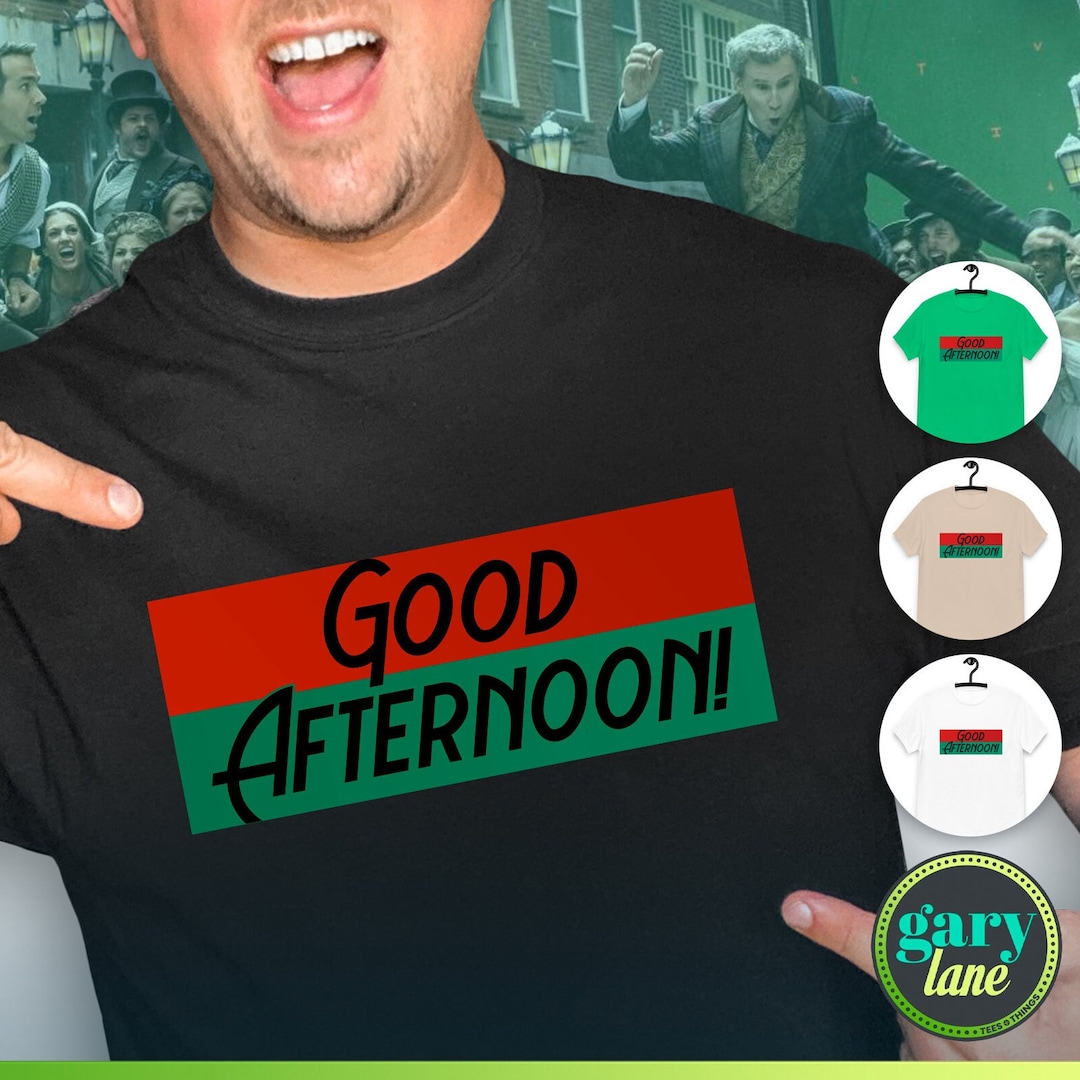 Good Afternoon Spirited Movie Shirt, Will Ferrell Ryan Reynolds, Gift ...