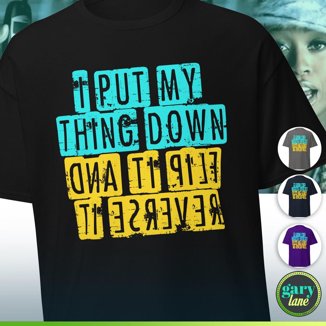 Missy Elliott Concert Tour T-shit, Work It Song, Put Thing Down Flip It ...