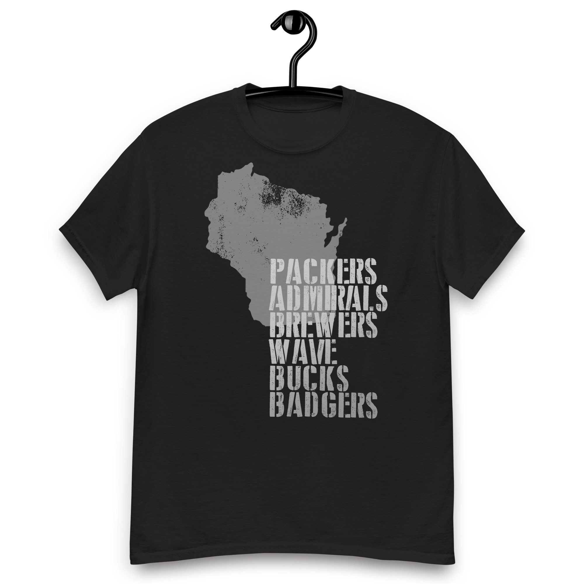 Green Bay Packer Badger Milwaukee Buck Wave Soccer Admiral Hockey ...