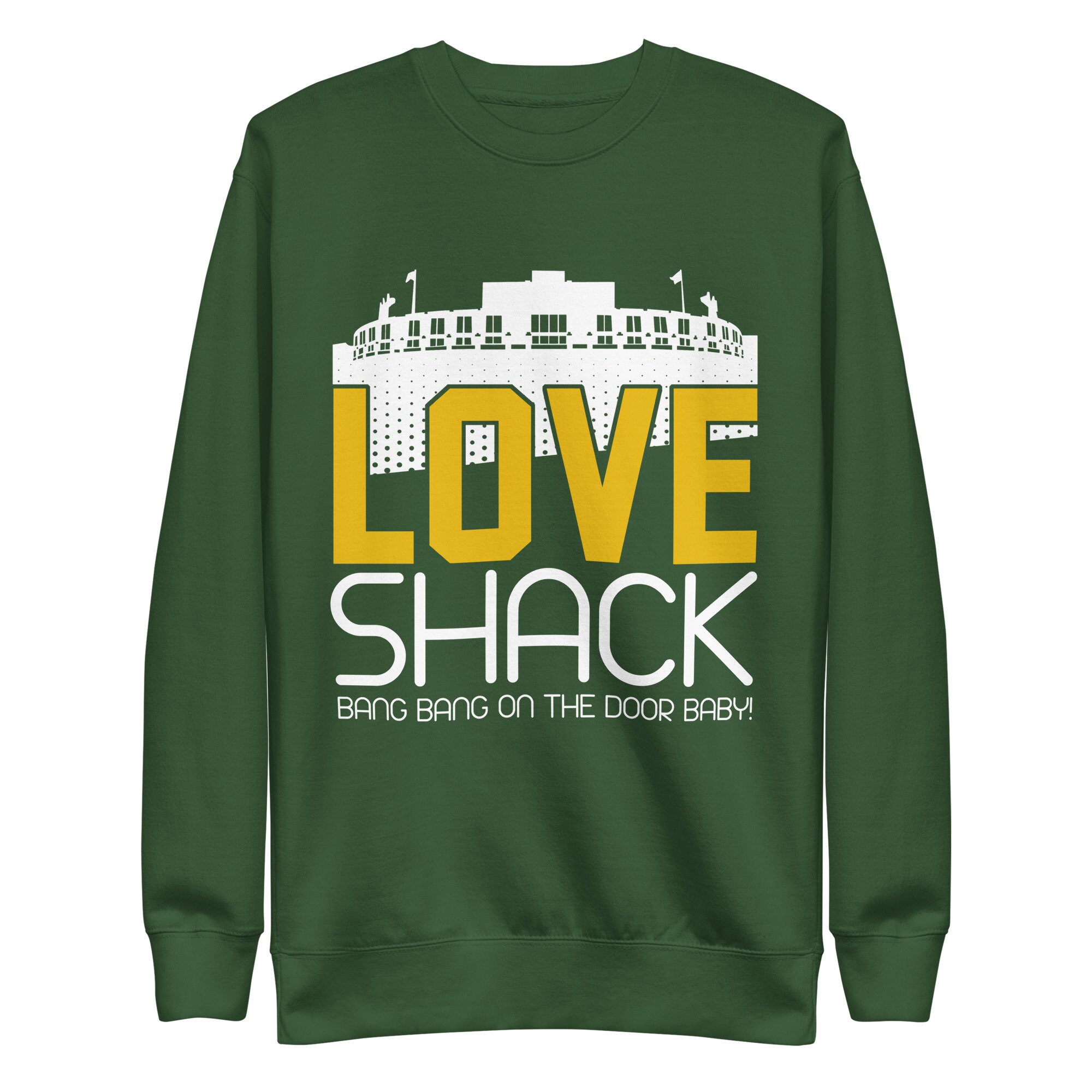 Jordan Love Quarterback Love Shack Lambeau Field Crew Neck Sweatshirt ...