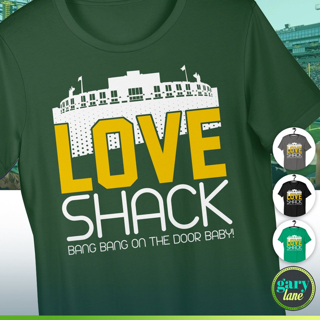 Jordan Love Quarterback Love Shack Lambeau Field Shirt, Green Bay ...