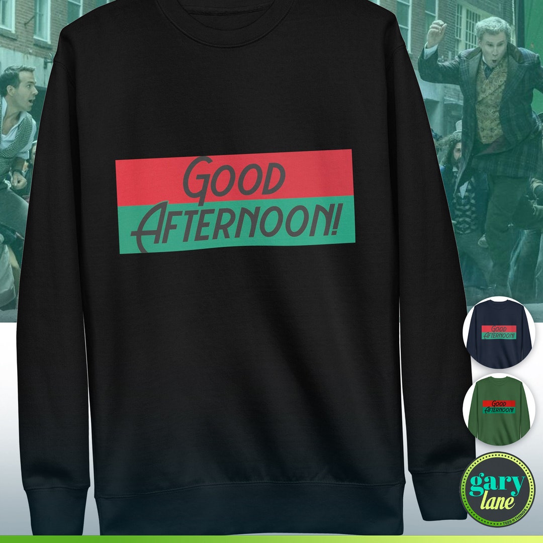 Good Afternoon Spirited Movie Crew Neck Sweatshirt, Will Ferrell Ryan ...