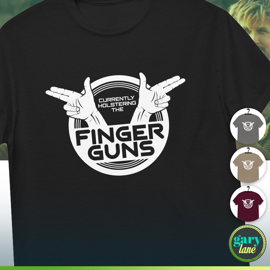 Finger Guns T-shirt, Cheesy Funny Tee, Fall Guy Emily Blunt Ryan ...