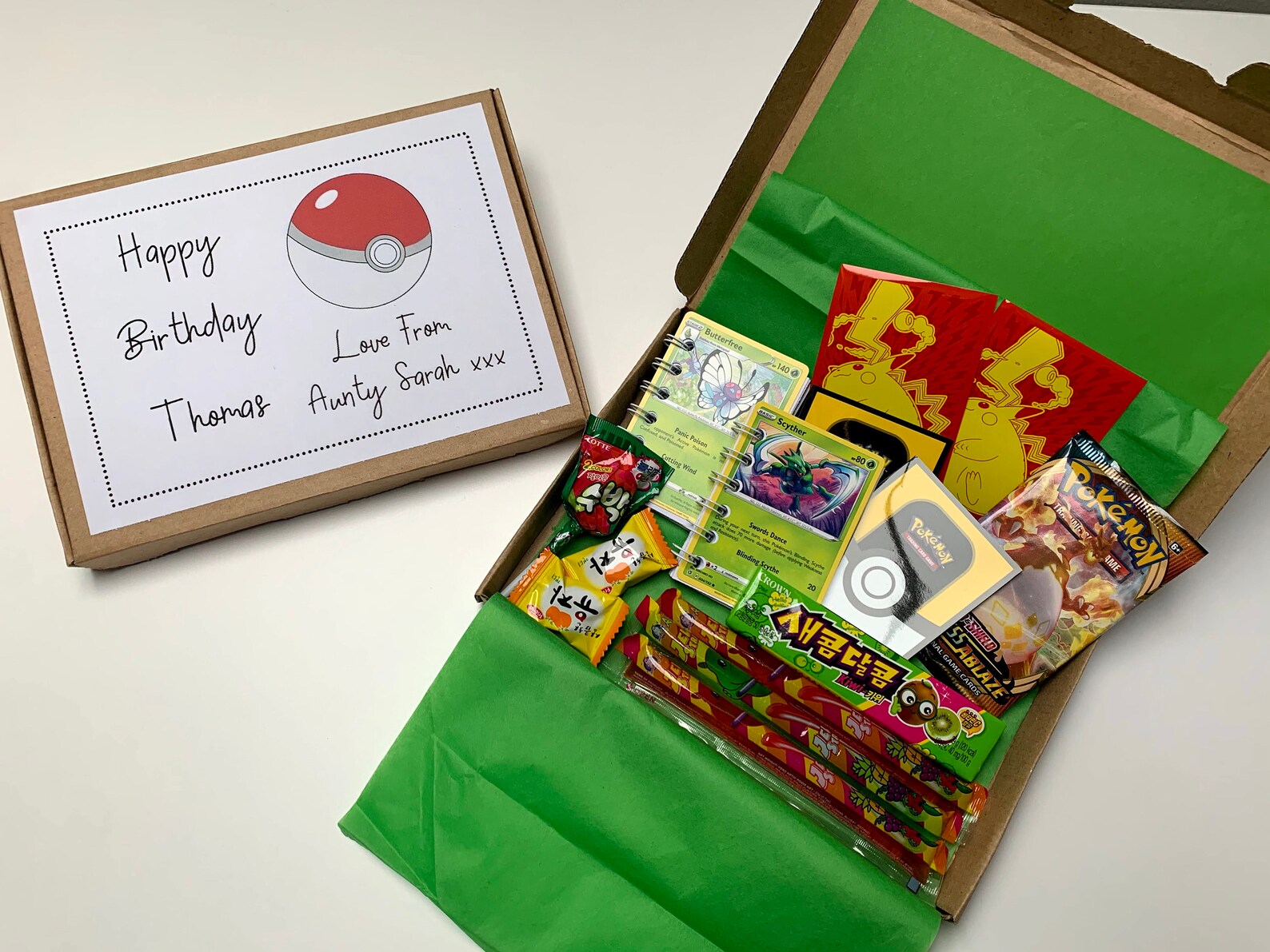 Pokémon Gift Box Includes a Pack of Cards Birthday Gift - Etsy UK