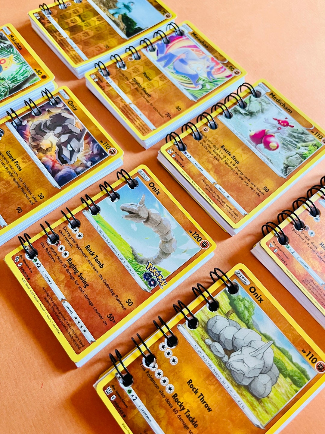 REVERSE HOLO Fighting Type Shiny Pokémon Card Notebook/pocketbook ...