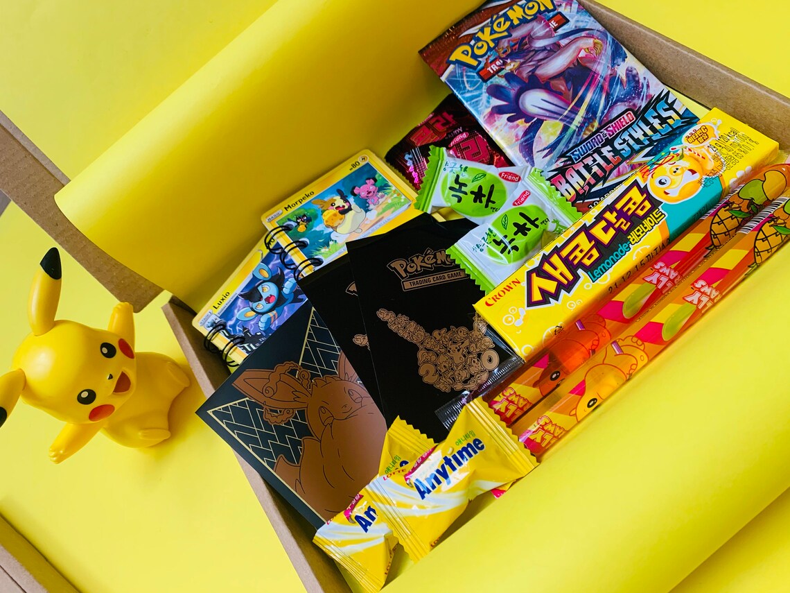 Pokémon Gift Box Includes a Pack of Cards Birthday Gift - Etsy UK