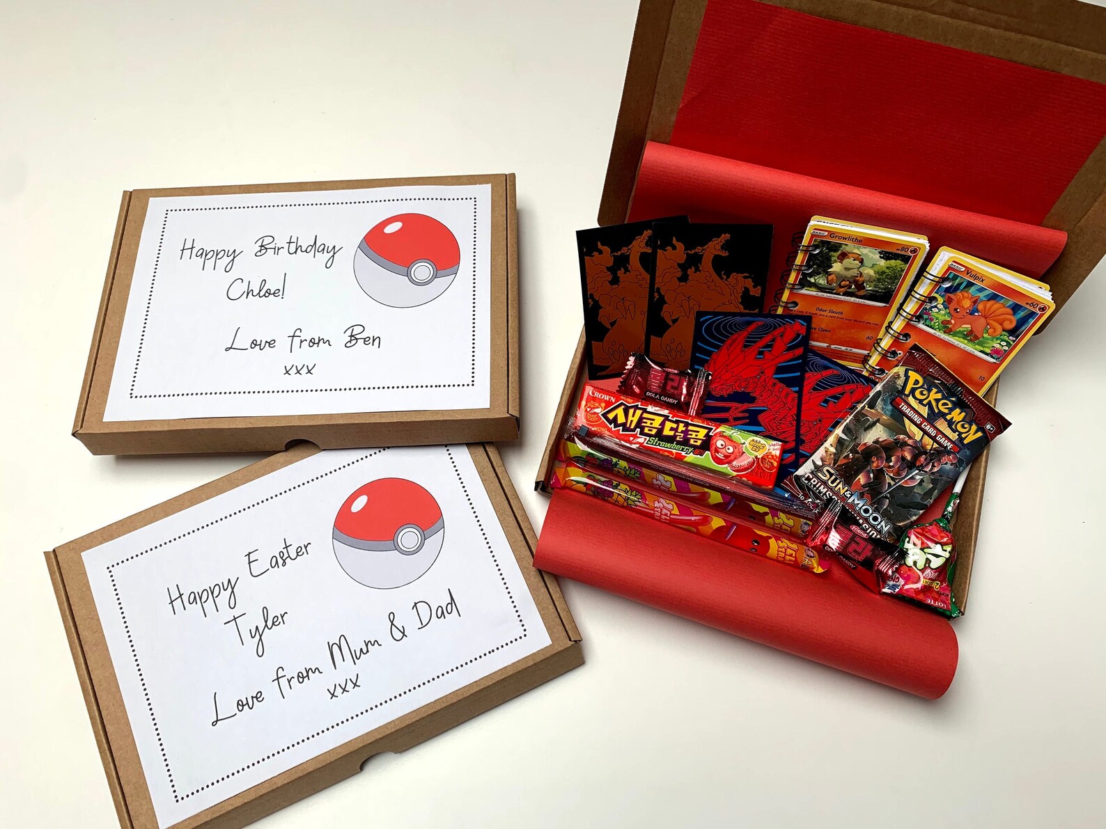 Pokémon Gift Box Includes a Pack of Cards Birthday Gift - Etsy