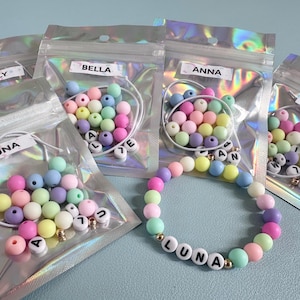 DIY Friendship Bracelet Kit | Birthday Party Favor Custom Letter ...