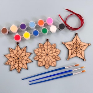 Parol Ornaments DIY Kit | Set of 3 Parols | Paint Your Own Christmas ...