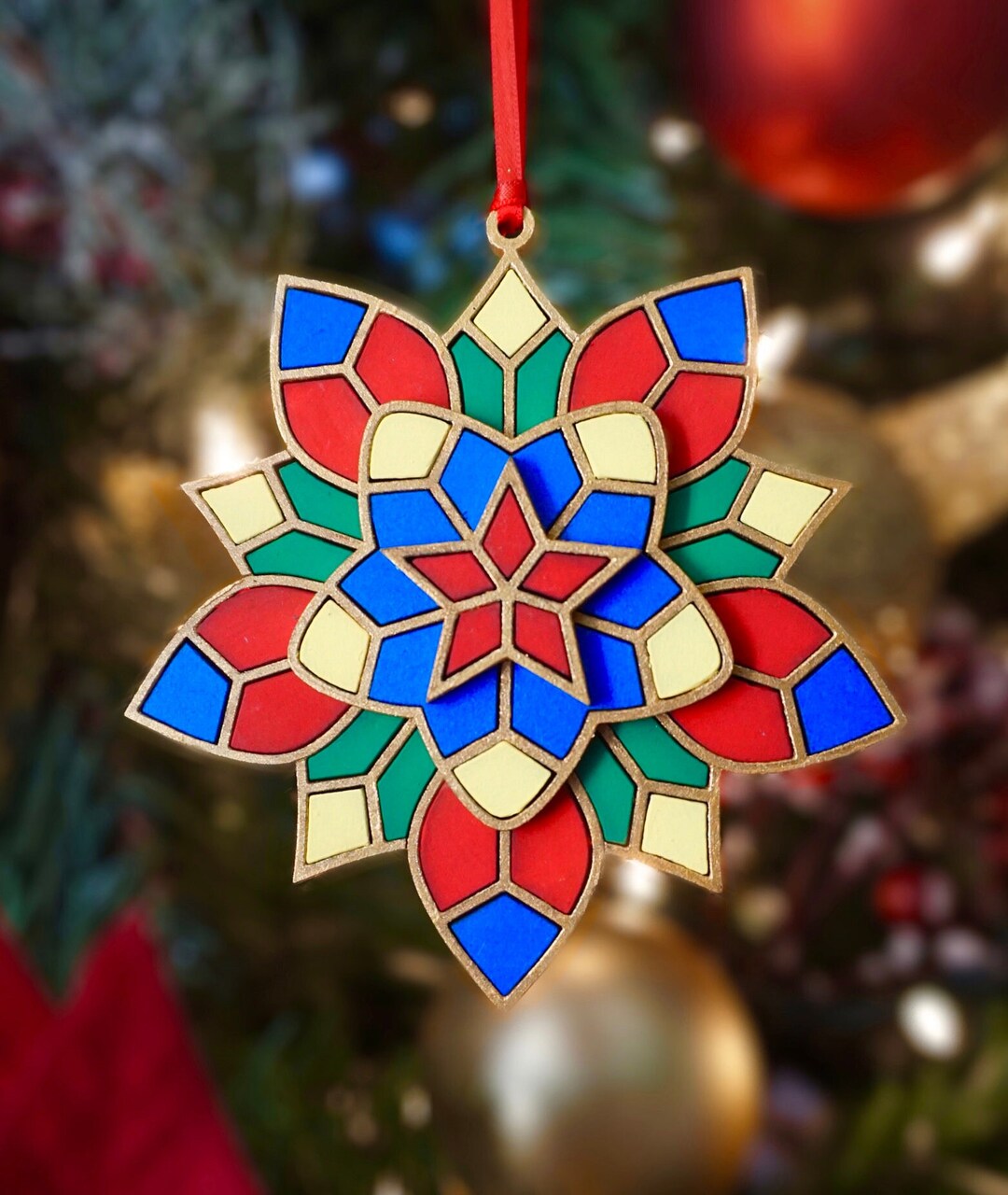 Parol Ornament | Filipino Christmas Decor | Philippines Inspired Gold ...
