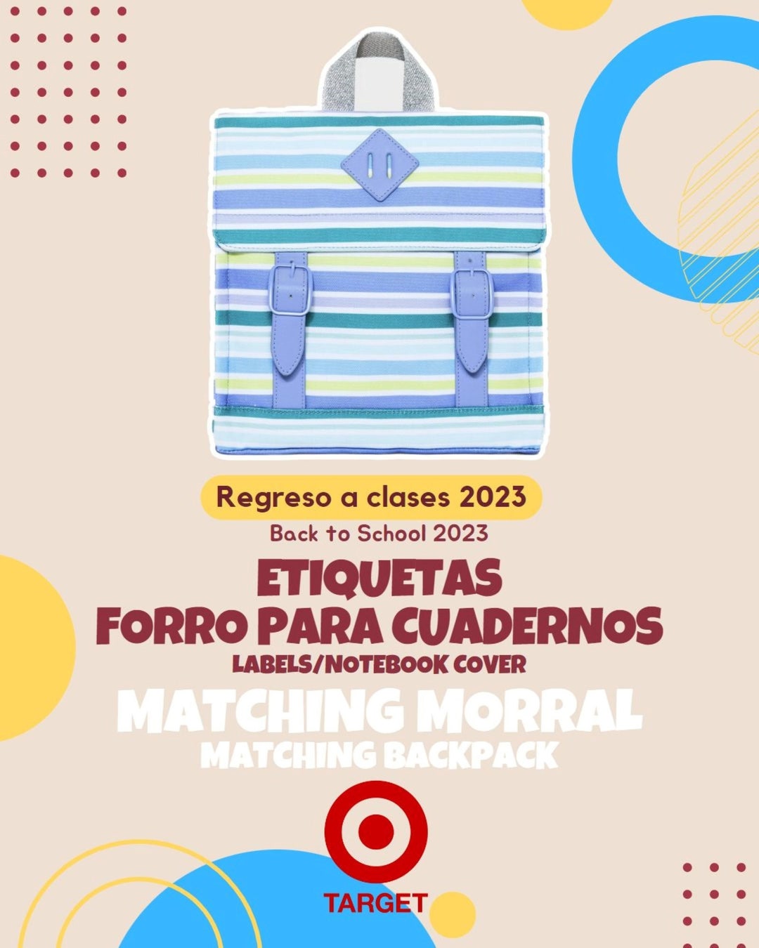 SCHOOL LABELS Notebook COVER Tags Notebooks Lining Backpack / Lunch ...