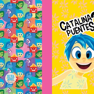 INSIDE OUT INTENSELY School Labels - Notebook Cover | Tags | Notebook ...