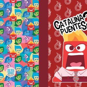 INSIDE OUT INTENSELY School Labels - Notebook Cover | Tags | Notebook ...