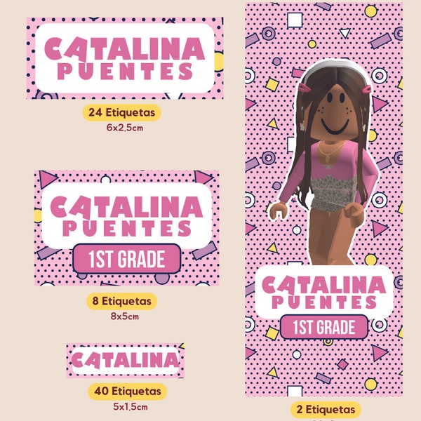 Roblox Notebook Label - Etsy