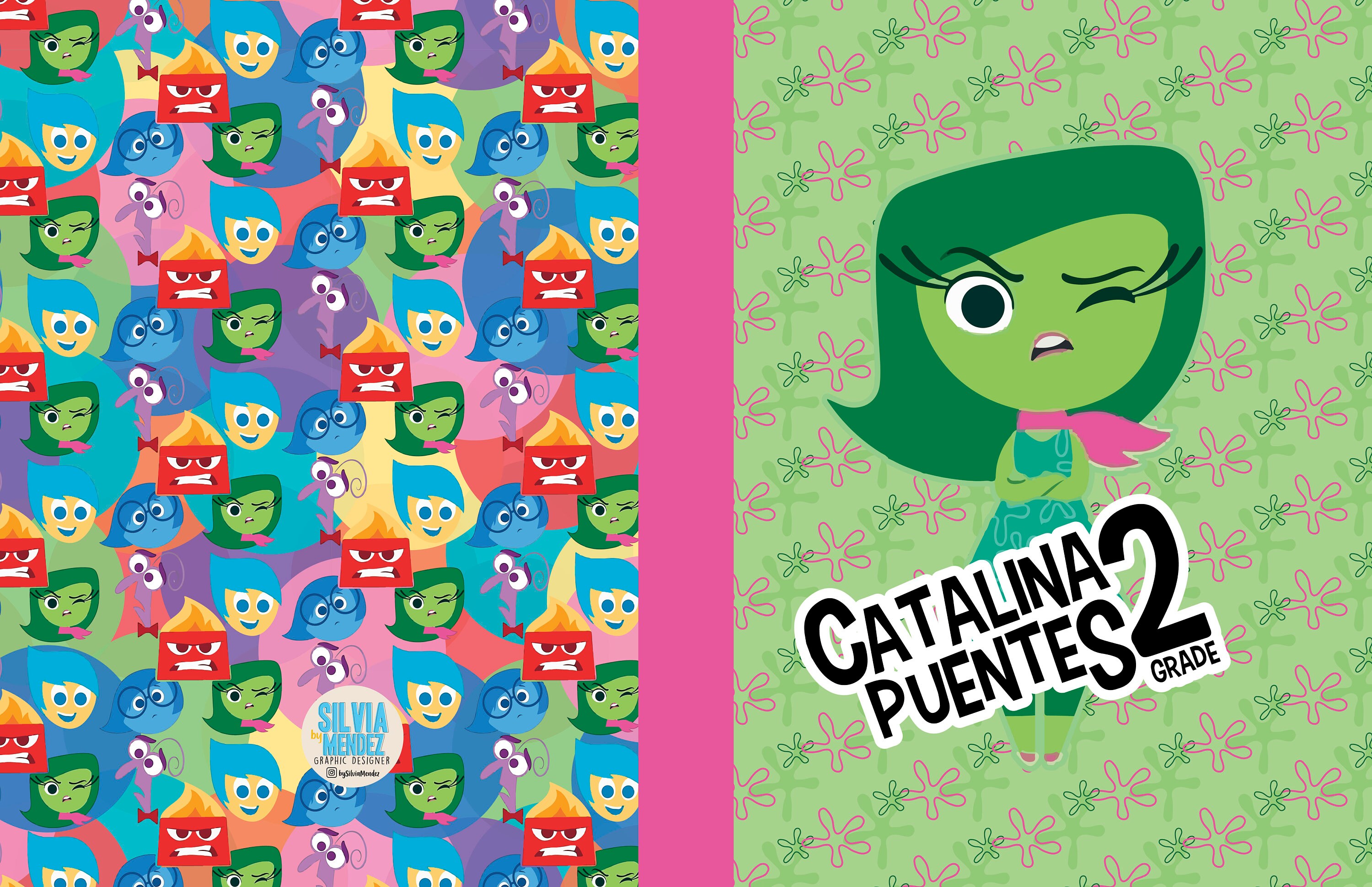 INSIDE OUT INTENSELY School Labels - Notebook Cover | Tags | Notebook ...