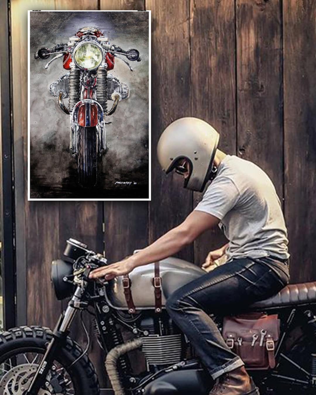 BMW Motoart - Personalize Wall Deco Art Print - High Quality Print ...