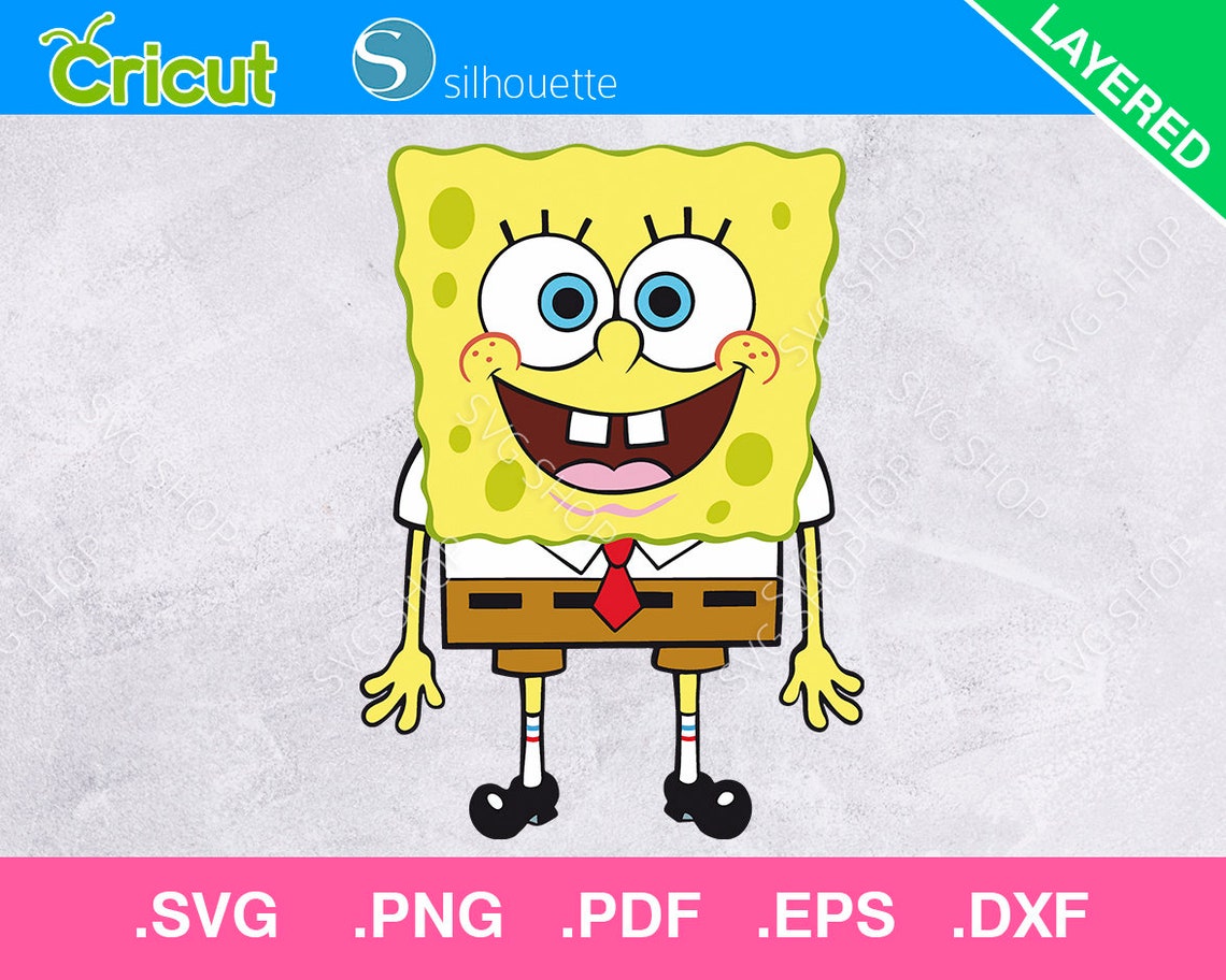 Spongebob Squarepants SVG Spongebob SVG Spongebob PNG for | Etsy