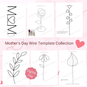 Mother's Day Wire Art Templates: 30+ Knitted Patterns (digital Download ...