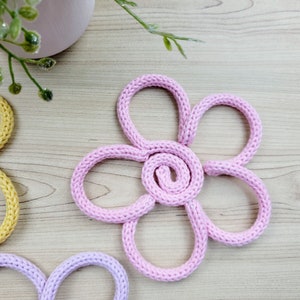 Knitted Wire Flower. Home Decor. Knitted Wire Art - Etsy