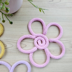 Knitted Wire Flower. Home Decor. Knitted Wire Art - Etsy