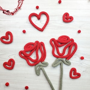 60 Valentine and Flower Wire Art Template Bundle. Printable Templates ...