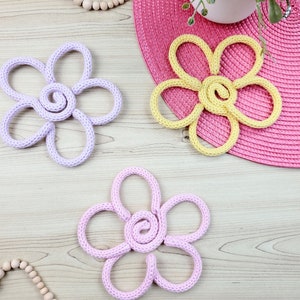 Knitted Wire Flower. Home Decor. Knitted Wire Art - Etsy