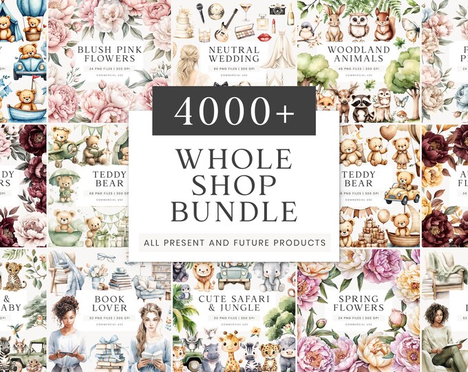 Digital Papers Entire Shop Bundle, 3000 Junk Journal Papers, Digital ...