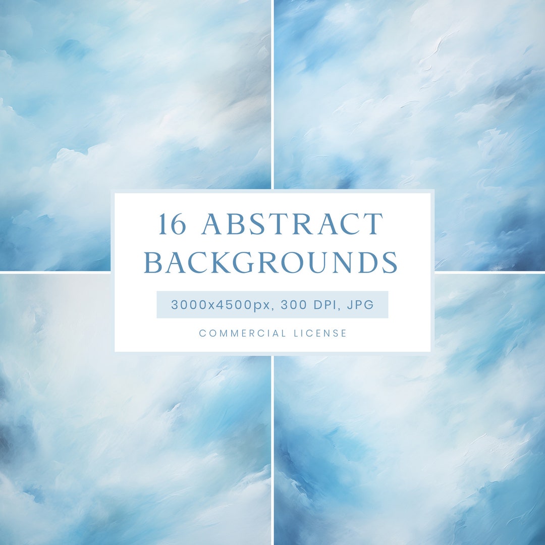 Abstract Backgrounds, Pastel Digital Paper, Blue Abstract Textures ...