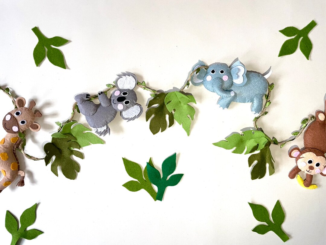 Animal Garlands (5 Themes) / Elephant Garland / Woodland Animals ...