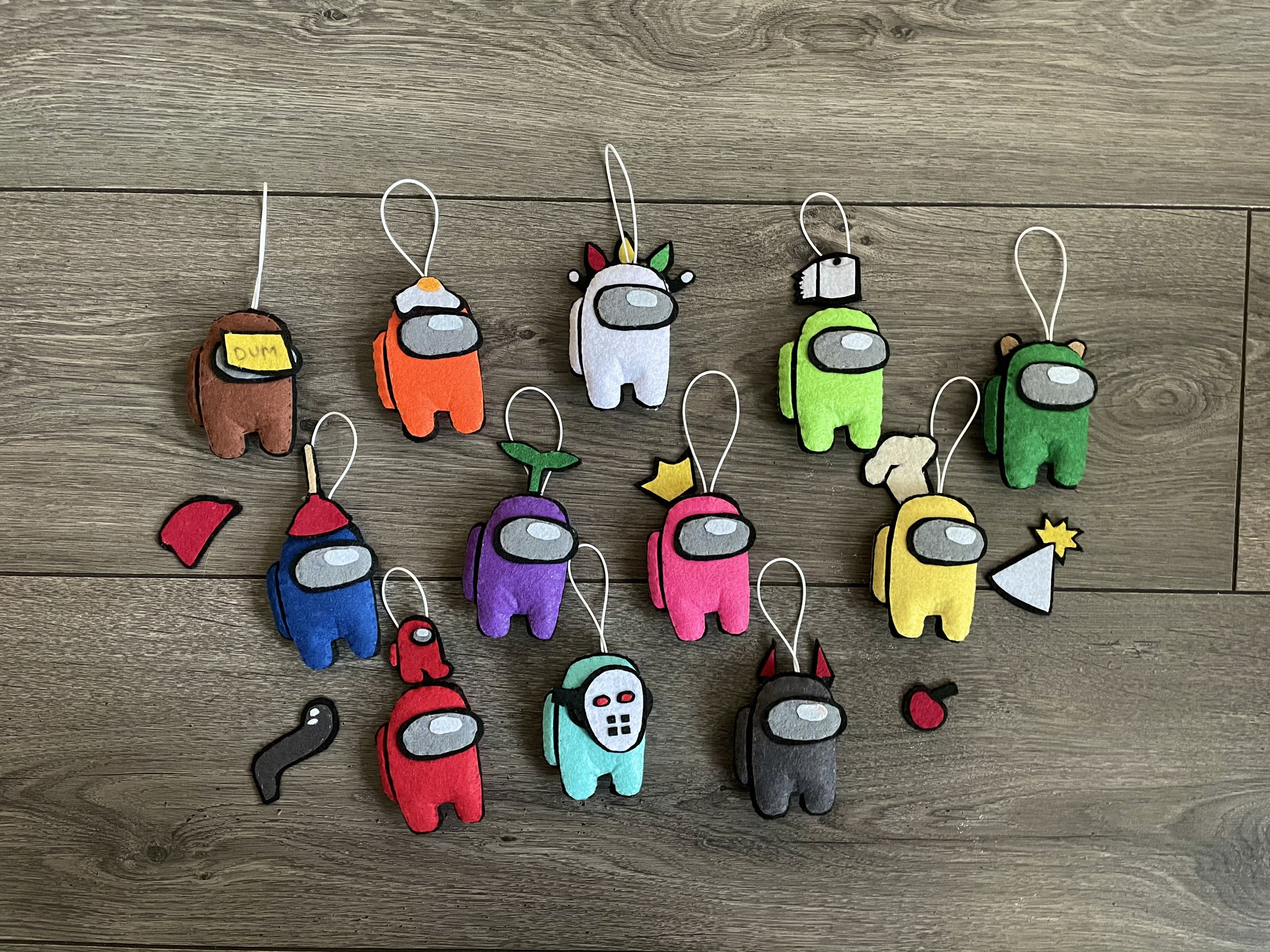 Among Us Inspired Plushie / Among Us Keyring / Among Us Ornament ... Among Us Inspired Plushie / Among Us Keyring / Among Us Ornament ...