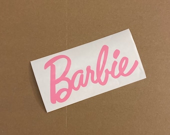 Barbie Wall Decal | Etsy