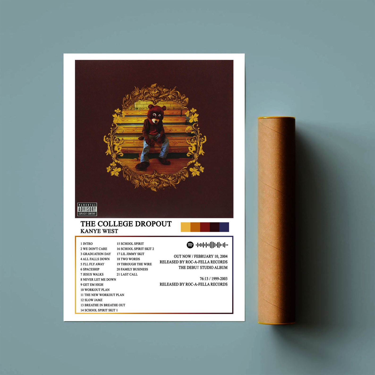 Kanye West Posters The College Dropout Poster The College | Etsy